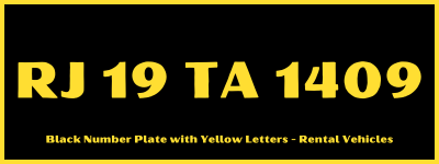 Types of Car Number Plates in India | Self Drive Car | HRS
